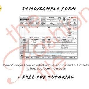 Fashion Design SAMPLE CUT TICKET Form • Formatted for Auto Calculation ...