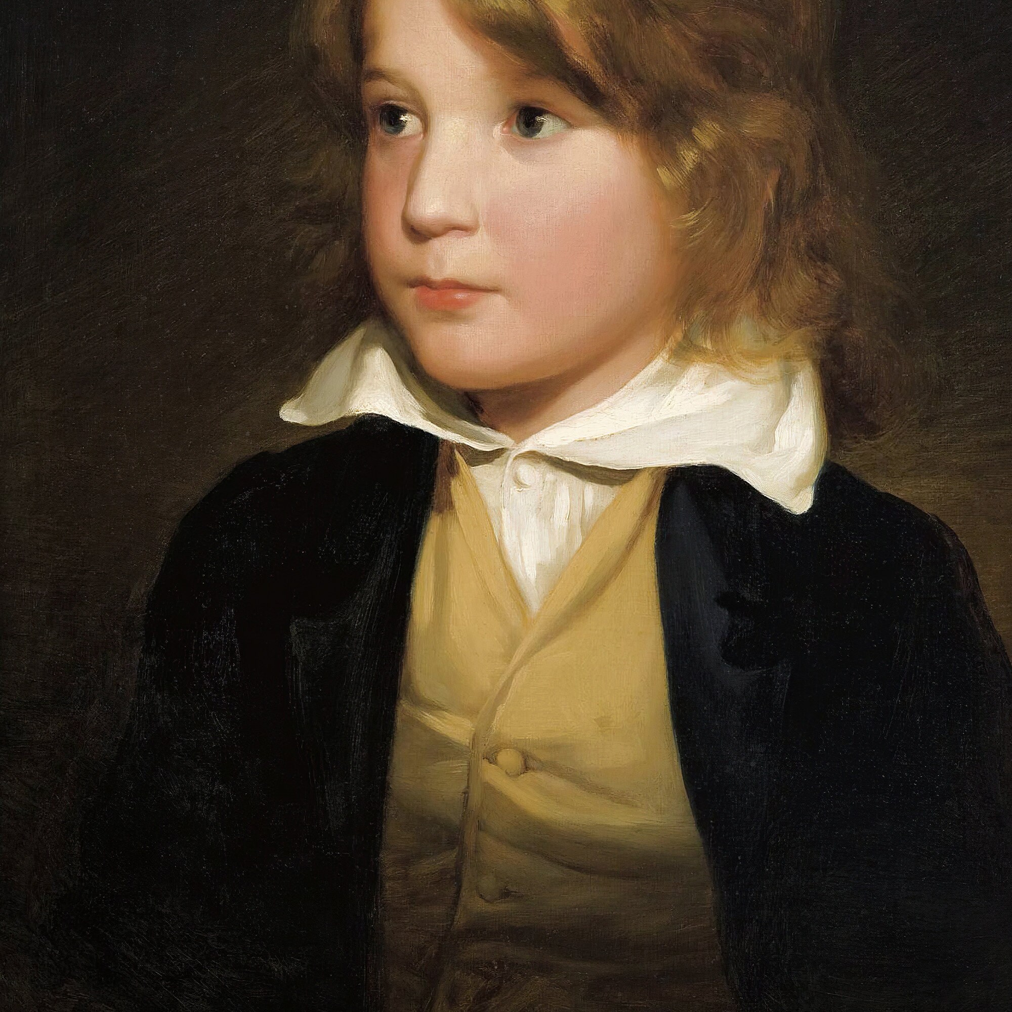 Vintage Portrait Painting of a Young Boy Antique Male Oil - Etsy UK