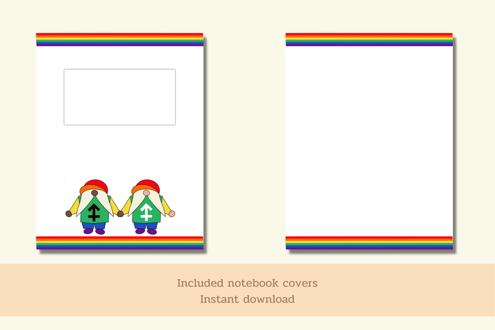 LGBT Nations Printable Set | Journal Pages, Notebook Covers, 8.5x11 ...