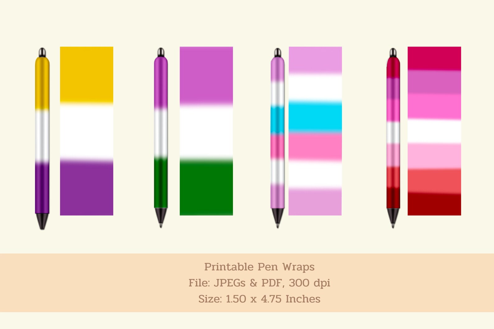 LGBT Nations Printable Set | Journal Pages, Notebook Covers, 8.5x11 ...