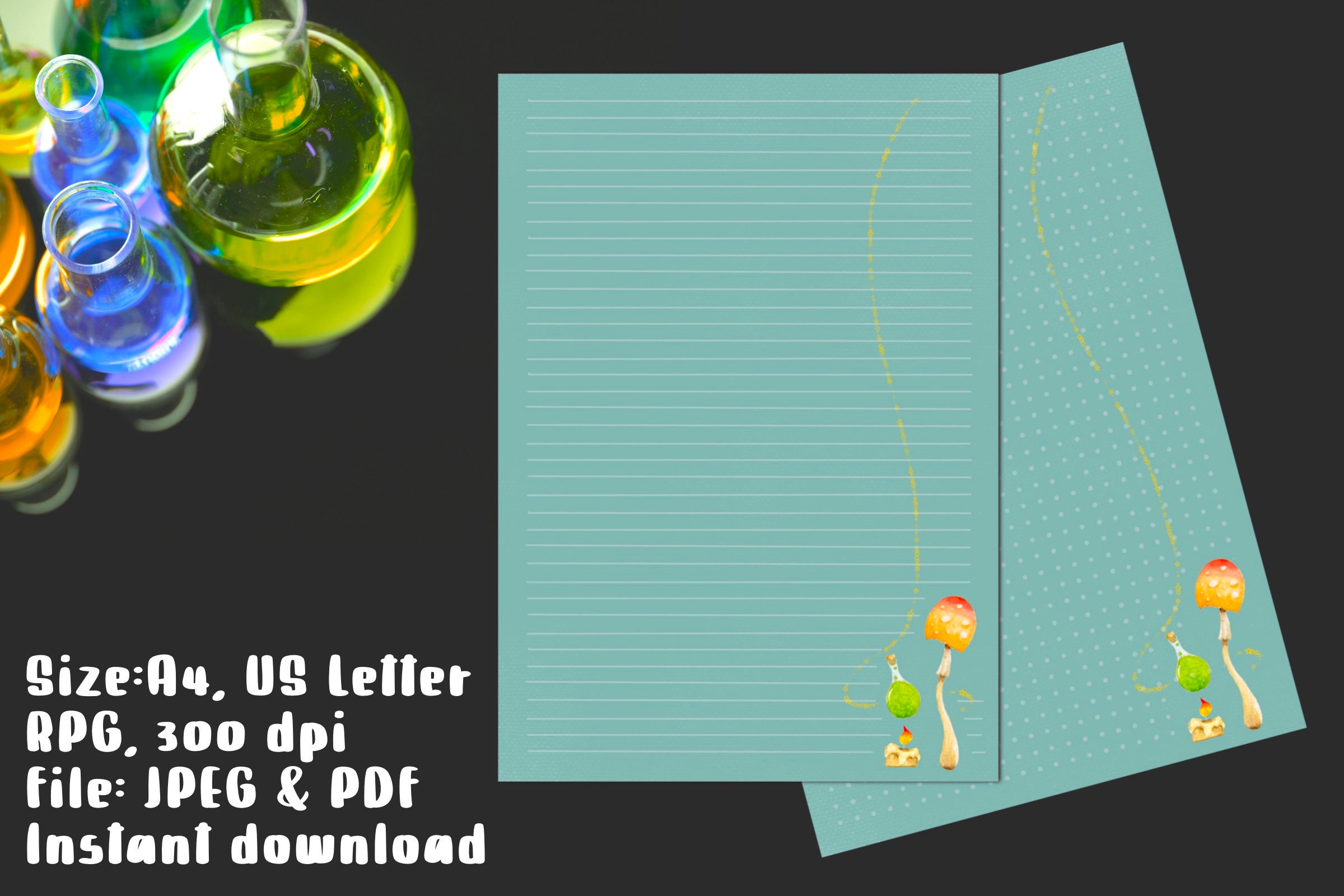 Biology Writing Paper | Printable Stationary, Printable Paper, Writing ...