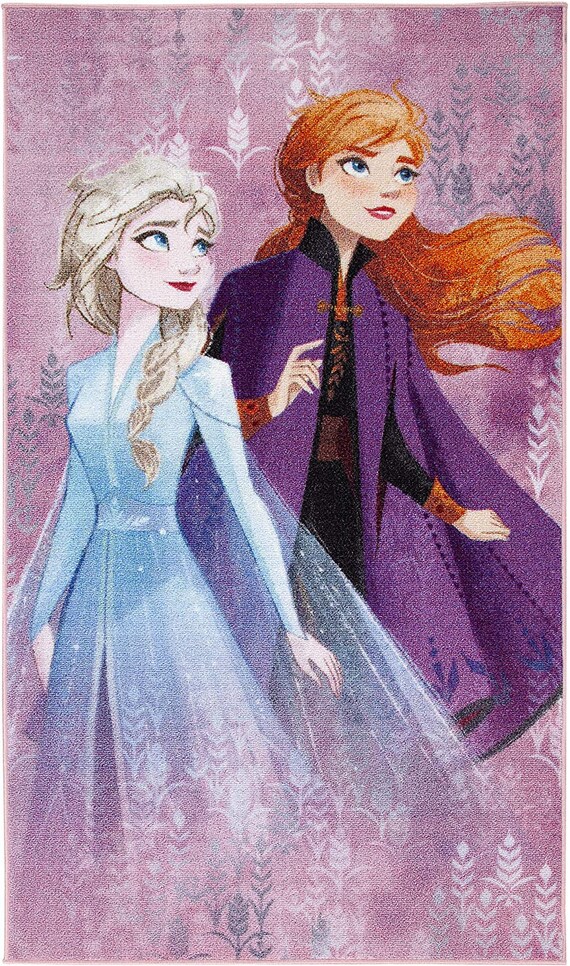 Tappeto Disney Trilly Cars Principessa Frozen Anna E Elsa Di - Etsy