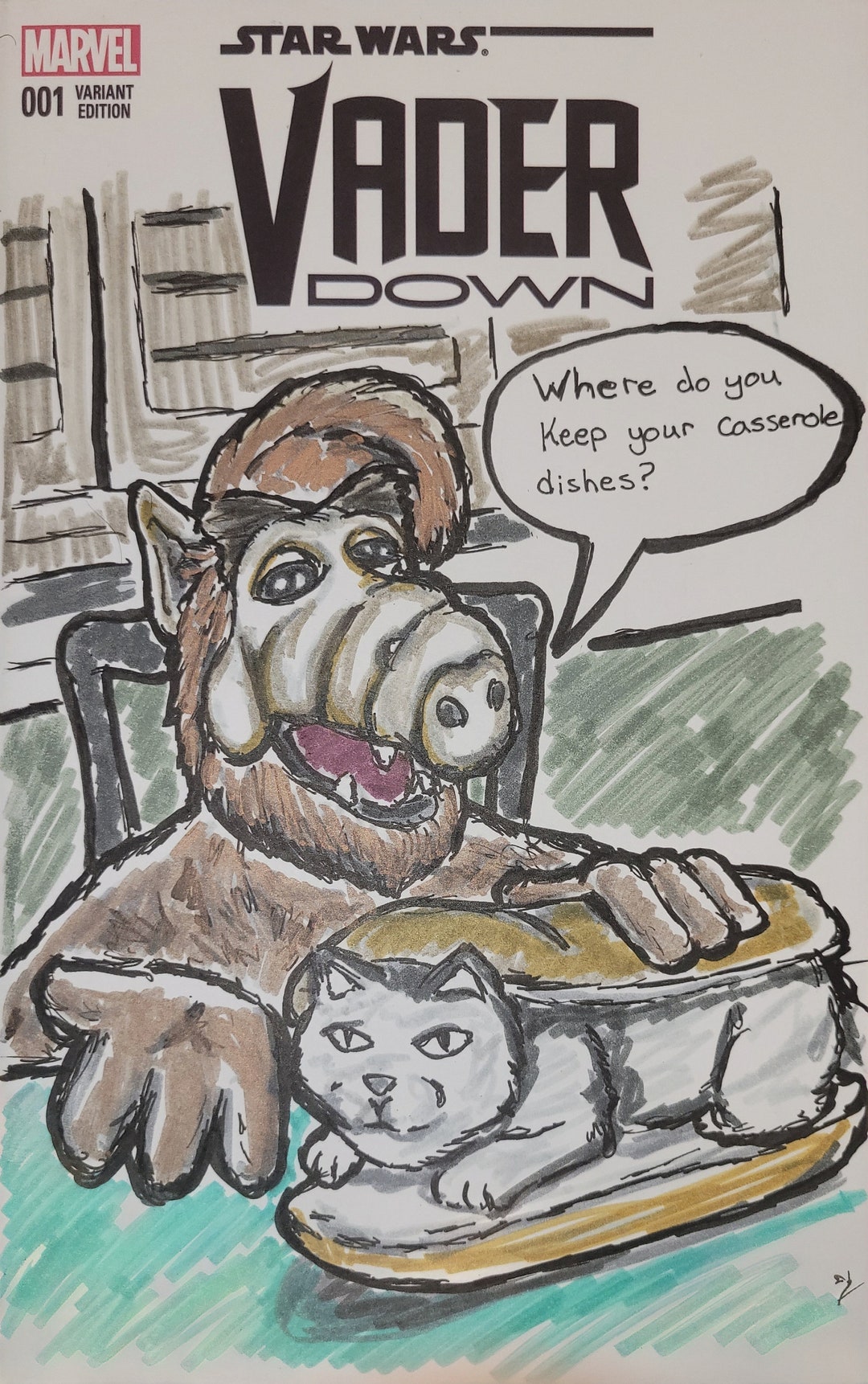 Alf Sketch Cover Art - Etsy