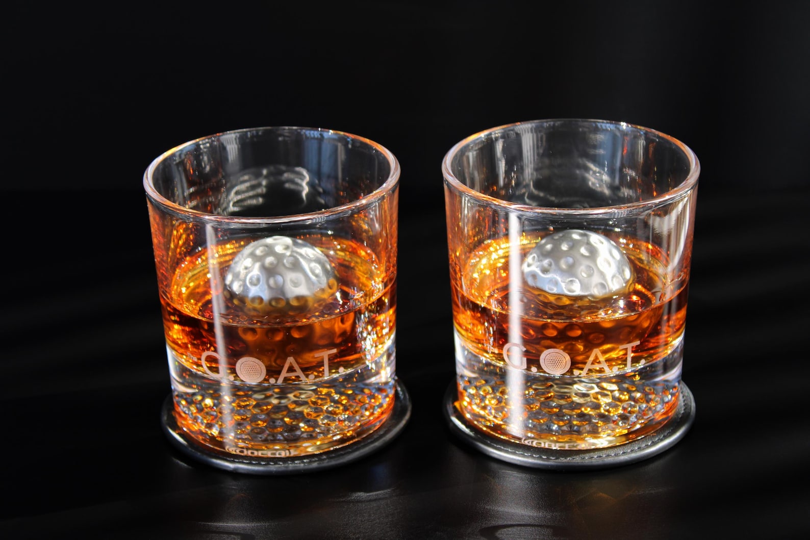 GOLF Chilling Steel Ice Balls, Premium Set of 4. Easily Chill Whiskey ...