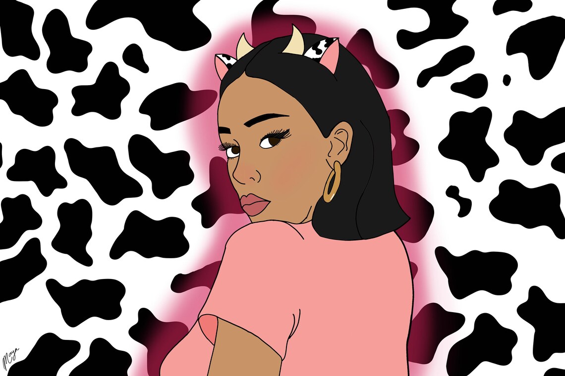 Doja Cat Art Print FanArt | Etsy