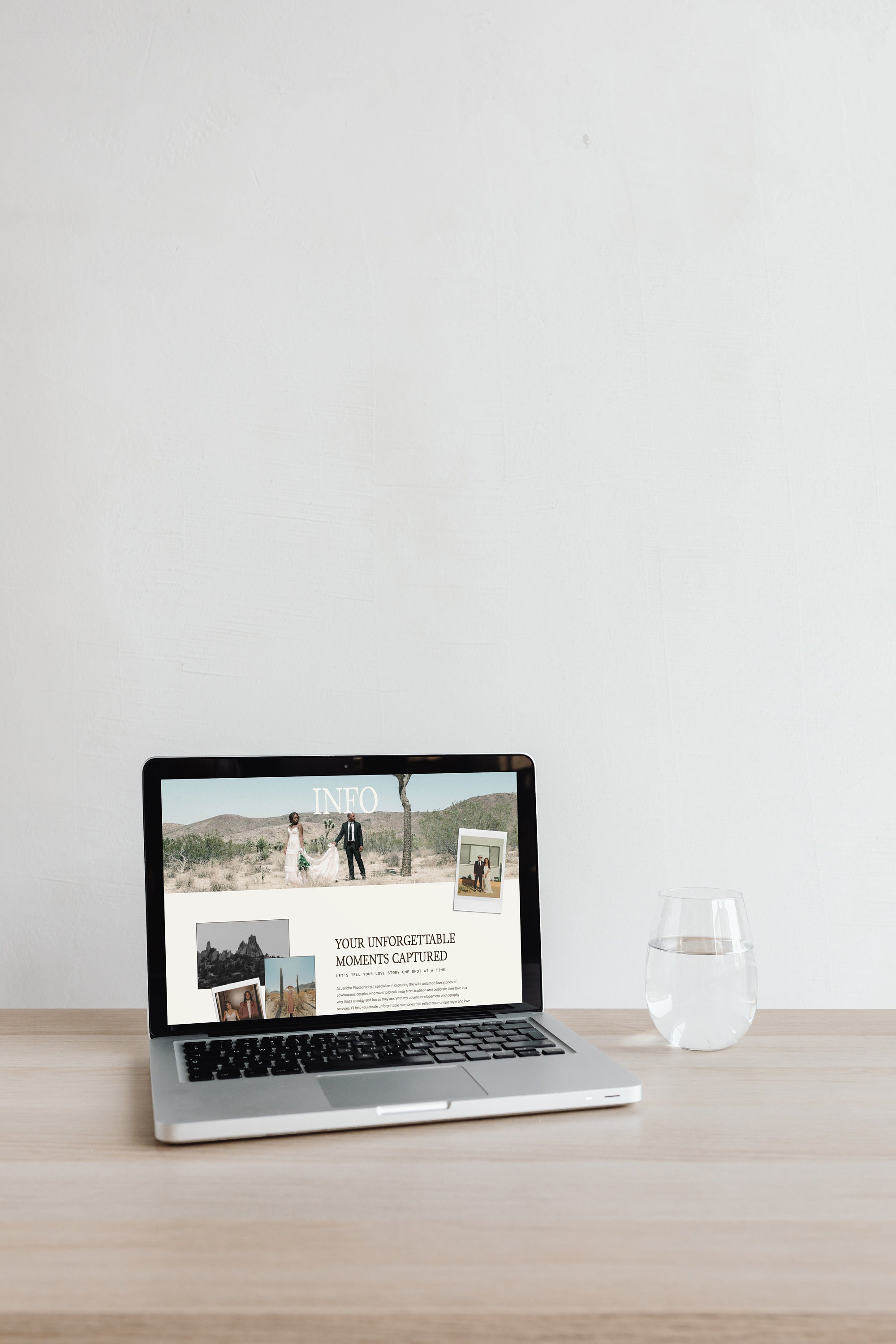 Jericho Showit Website Template for Wedding and Elopement Photographers ...