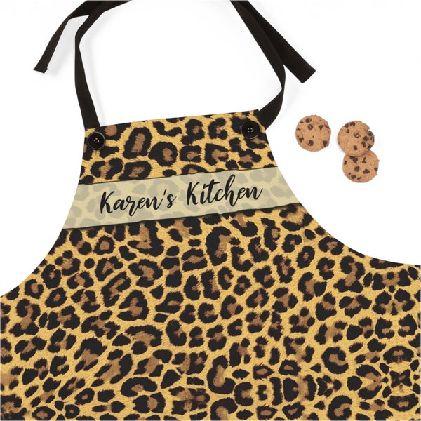 Leopard Apron - Etsy