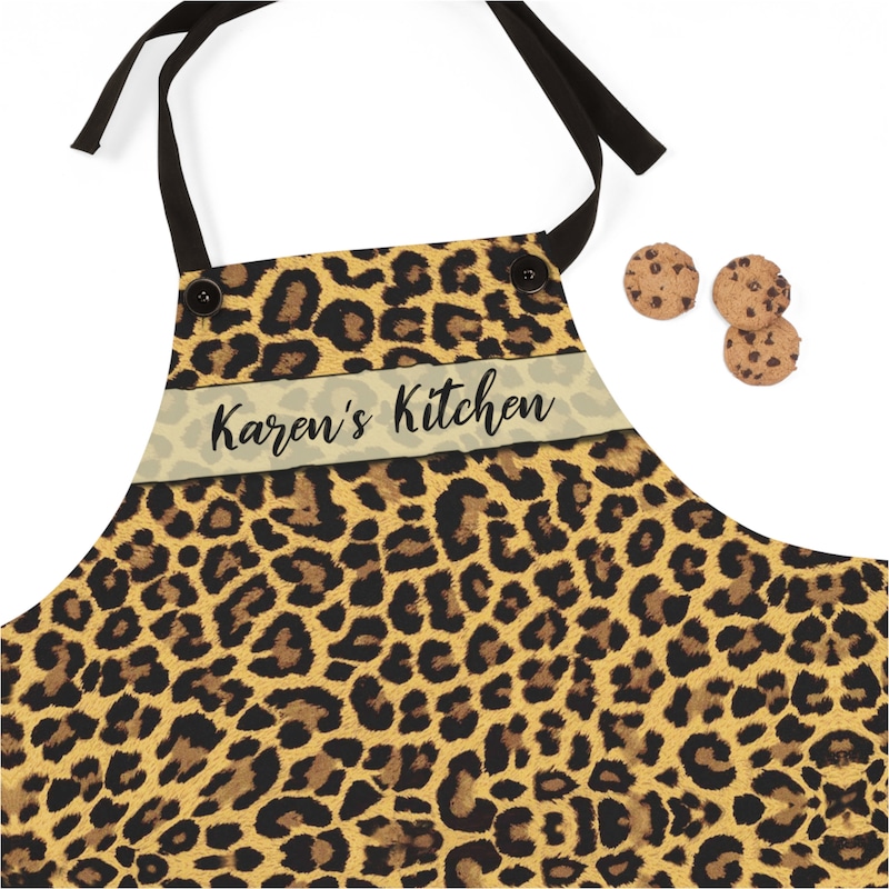 Leopard Apron - Etsy