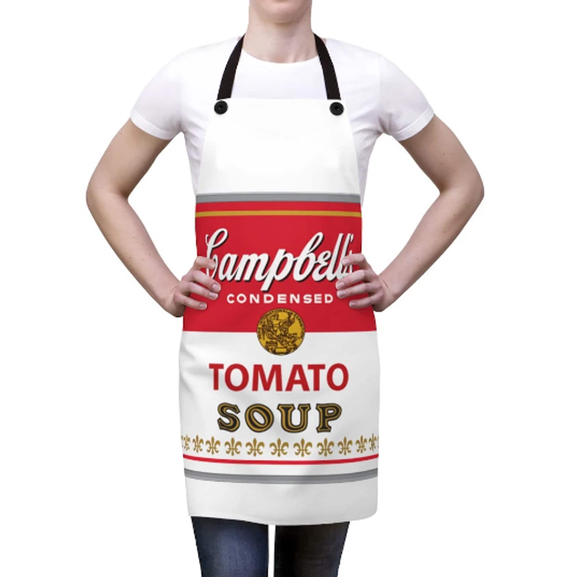 Chef Apron Personalized Option Pop Art Soup Can Quality Chefwear ...