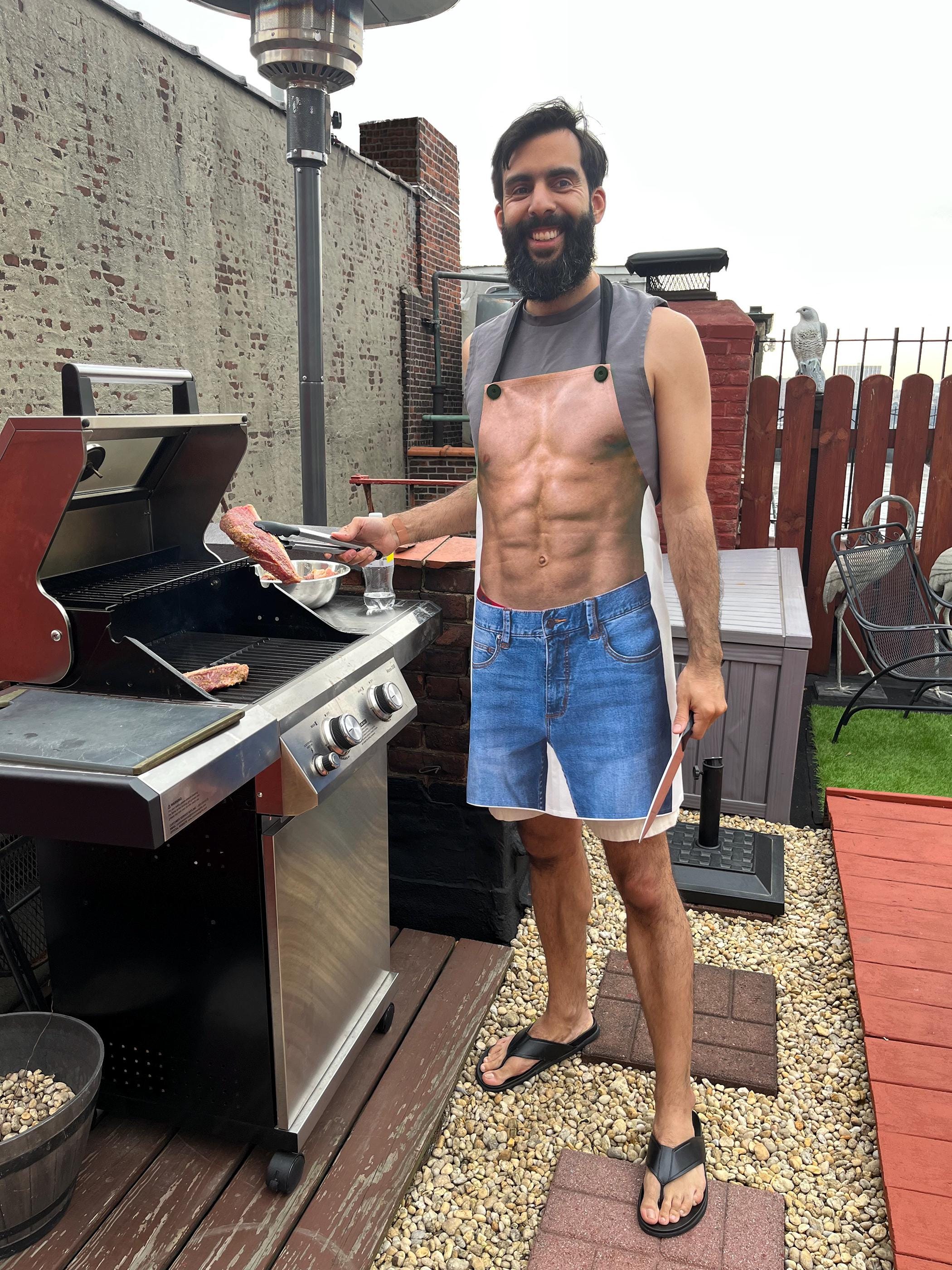 Six-pack Abs Chef Apron: Funny BBQ Costume - Etsy