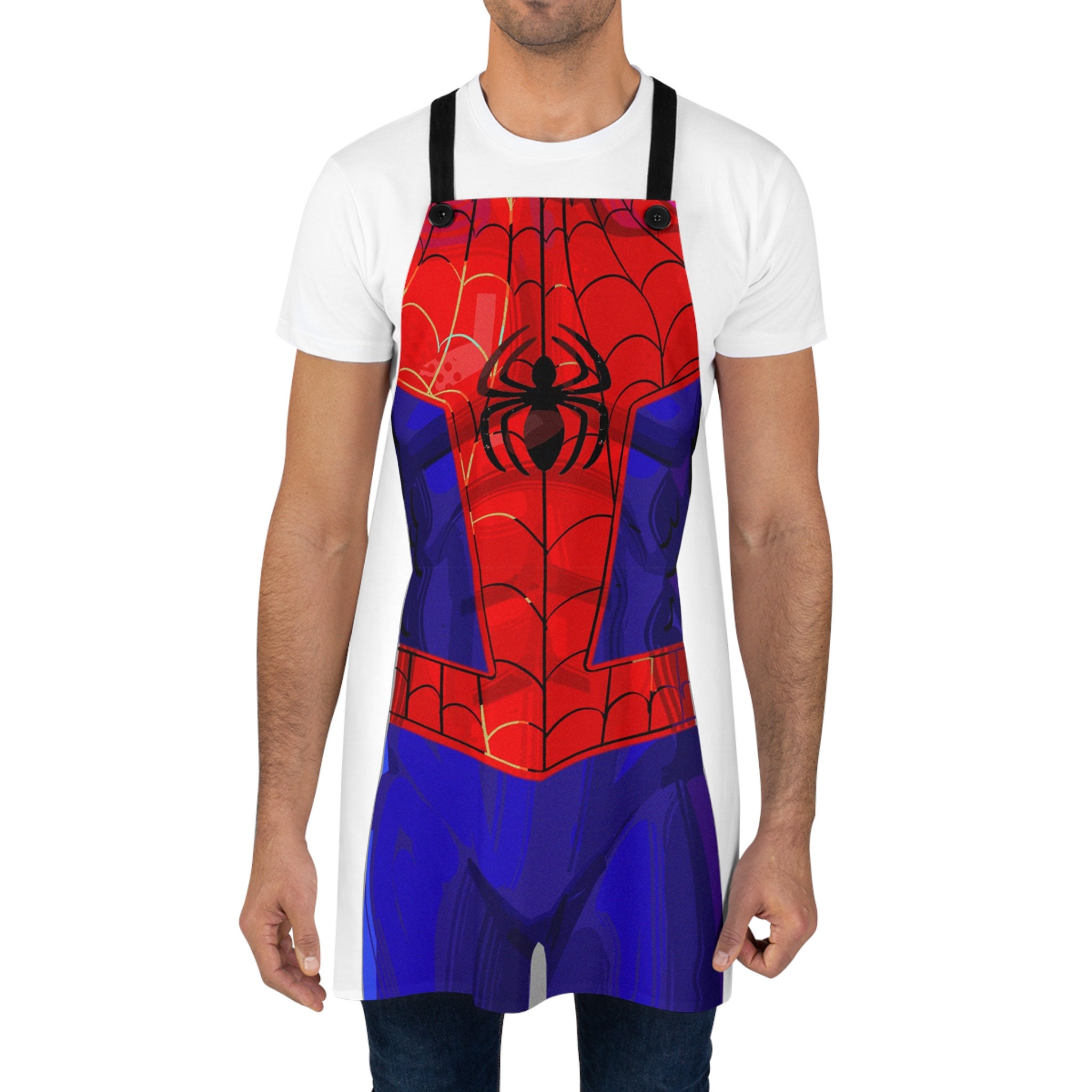 Chef Apron Spider-man Design Quality Chefwear Cooking - Etsy
