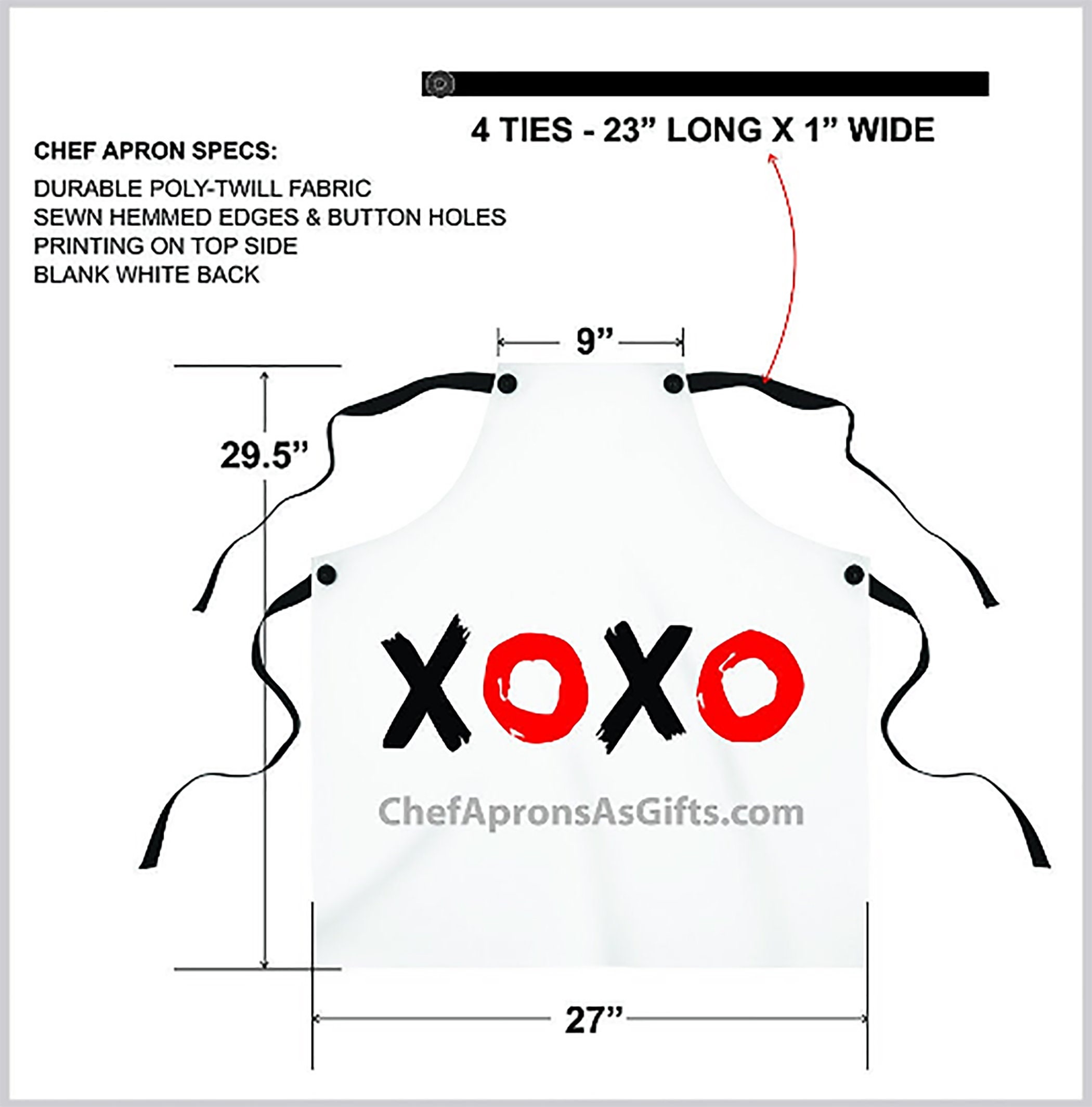 Chef Apron Abs Tattoo Choose El Jefe With Glock or THE - Etsy