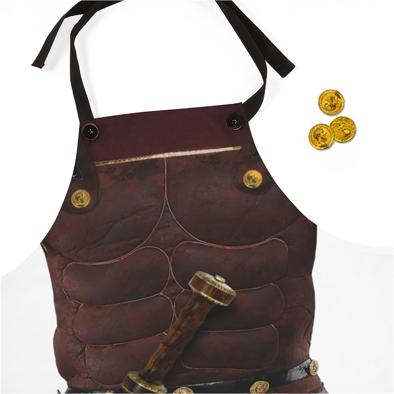 Chef Apron – Roman Gladiator With Sword | Quality Chefwear | Fun Gift ...