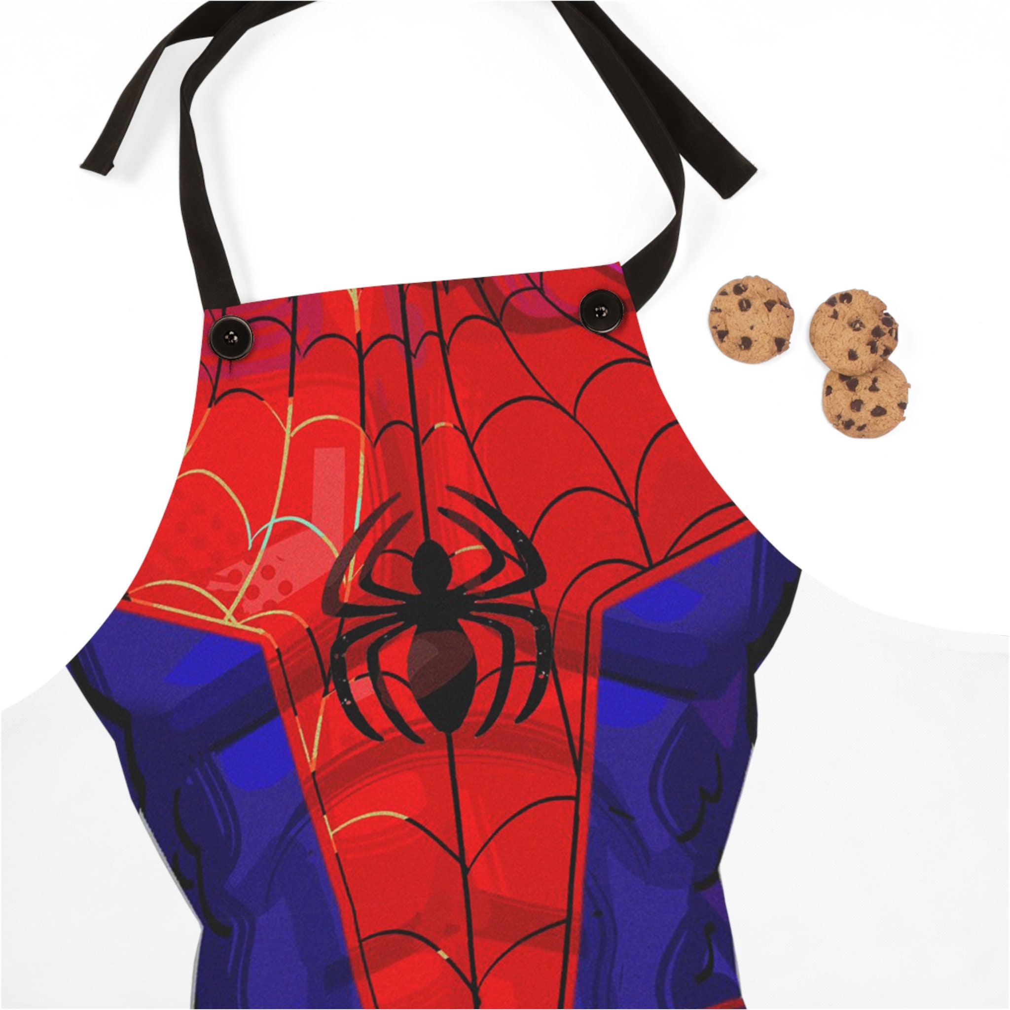 Chef Apron Spider-man Design Quality Chefwear Cooking - Etsy