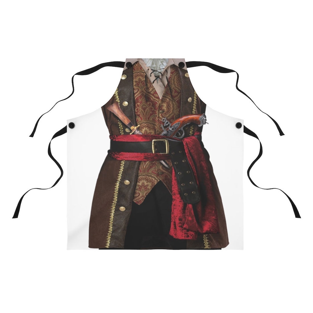 Vintage Pirate Costume Apron: Swashbuckler Chefwear - Etsy