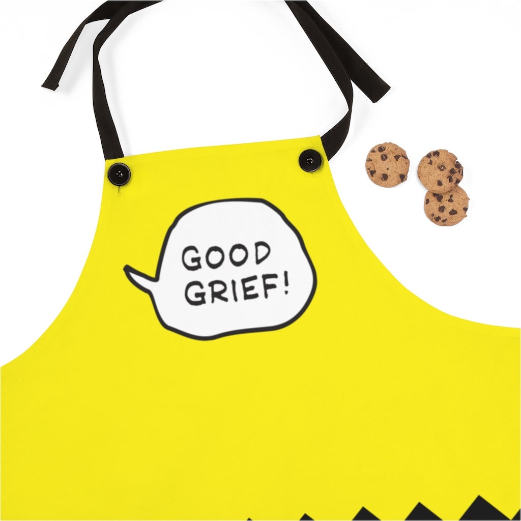 Chef Apron Comic Strip Good Grief Quality Chefwear - Etsy