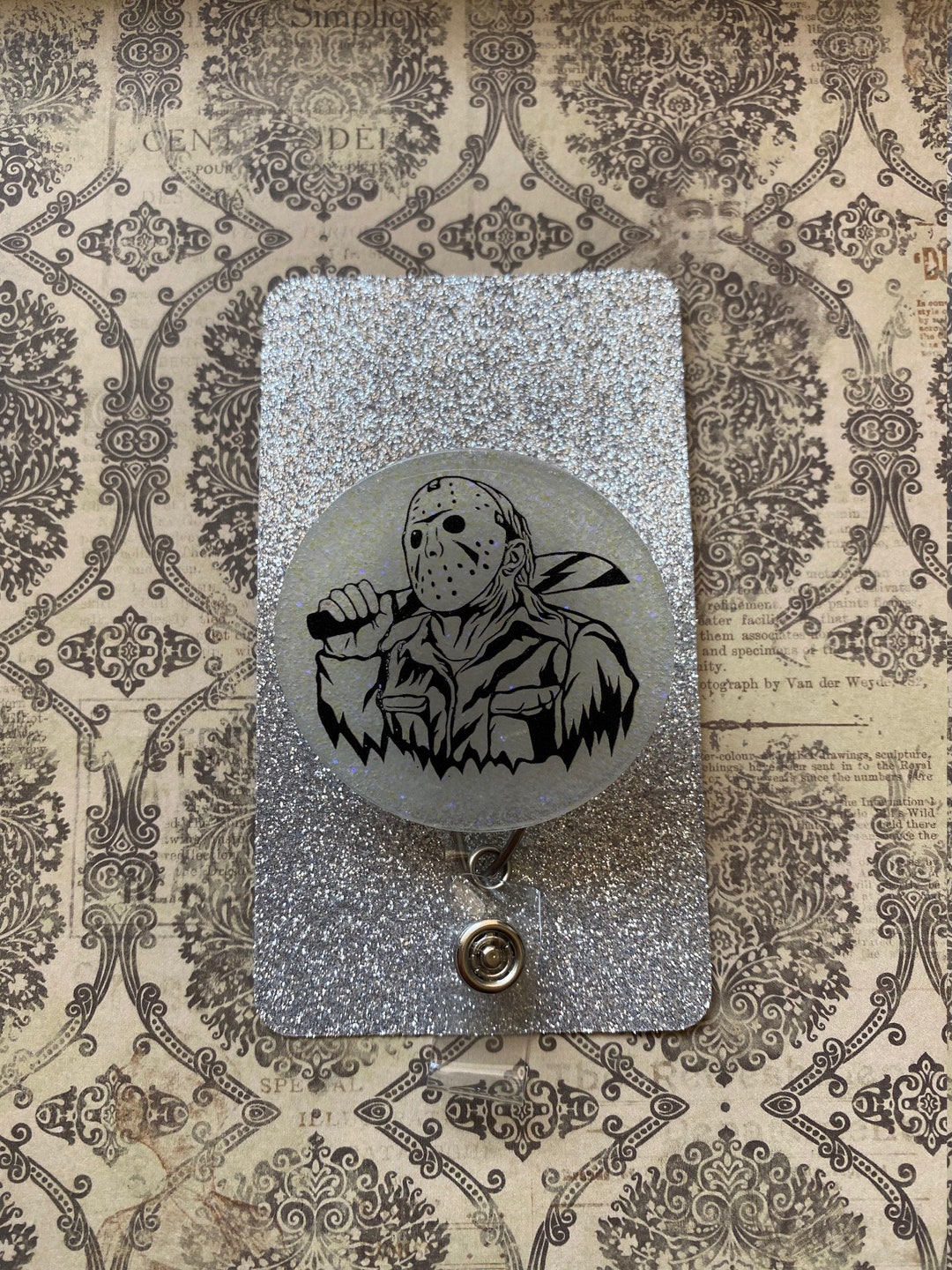 Glow in the Dark Jason Badge Reel - Etsy