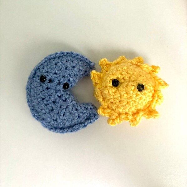 Moon and Sun Plushies - Etsy