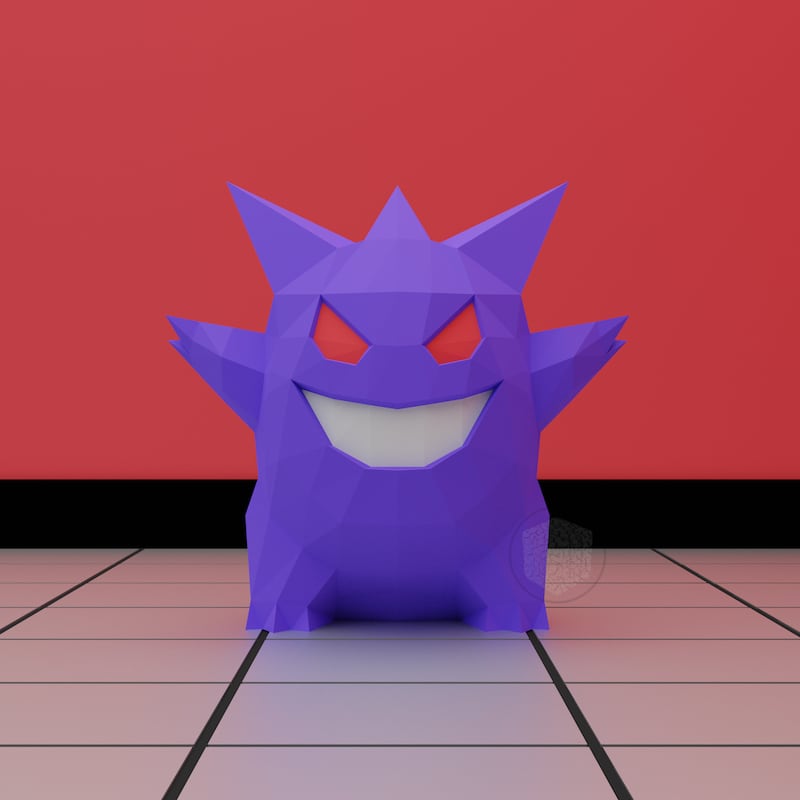 Anime Gengar Template - Etsy