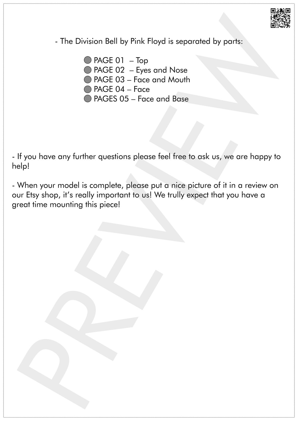 DIY 3D Division Bell Paper Model, Pink Floyd Paper 3D, Low Poly Pink ...