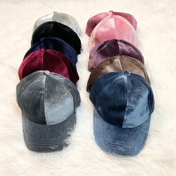 Womens Velvet Hat - Etsy
