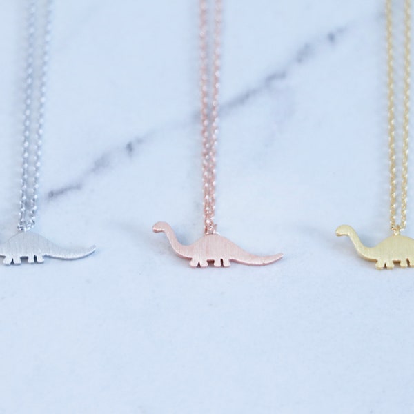Dinosaur Necklace - Etsy