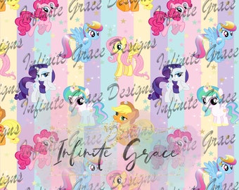 My Little Pony Digital Paper | Etsy