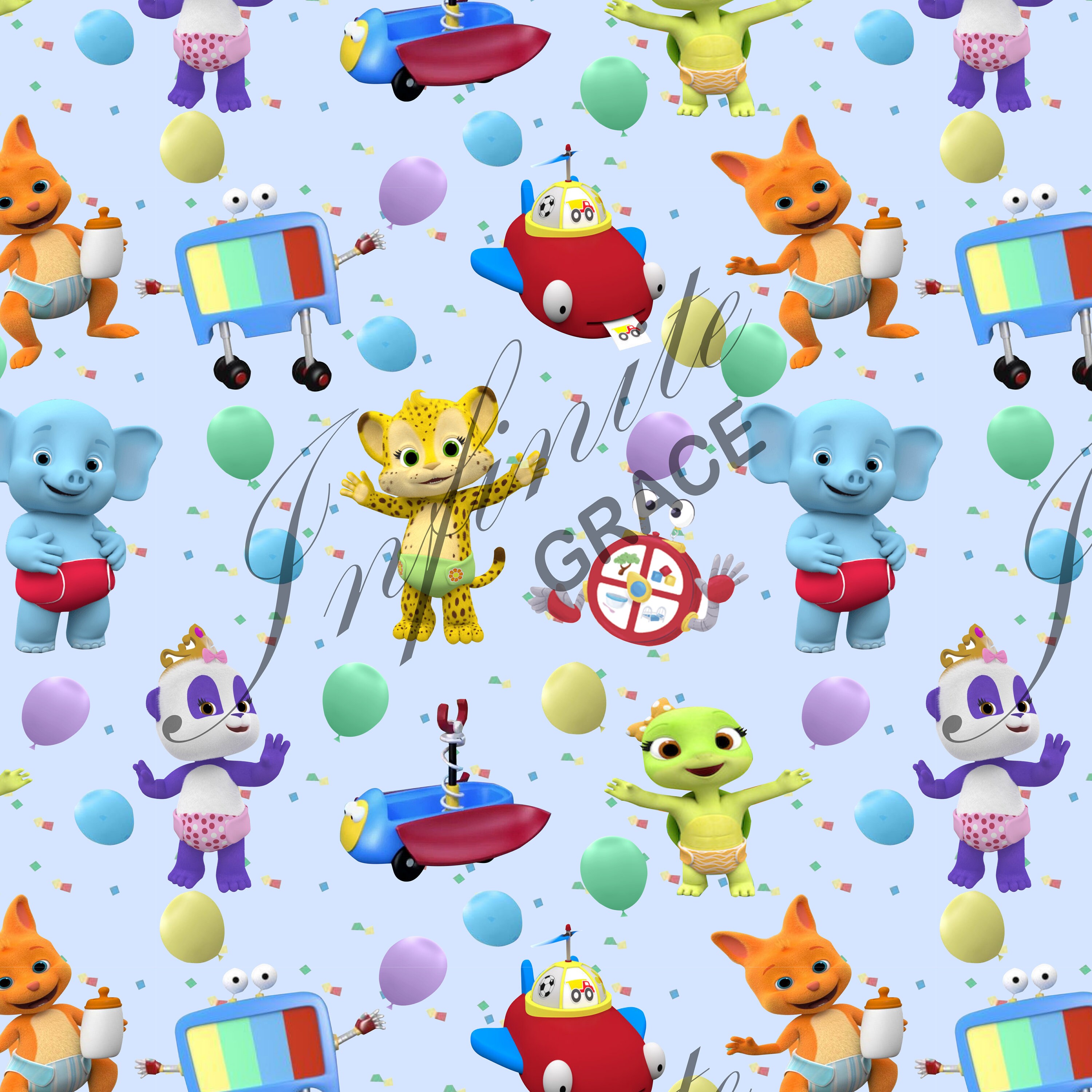 Word Party Seamless Scrapbooking digital paper INSTANT | Etsy