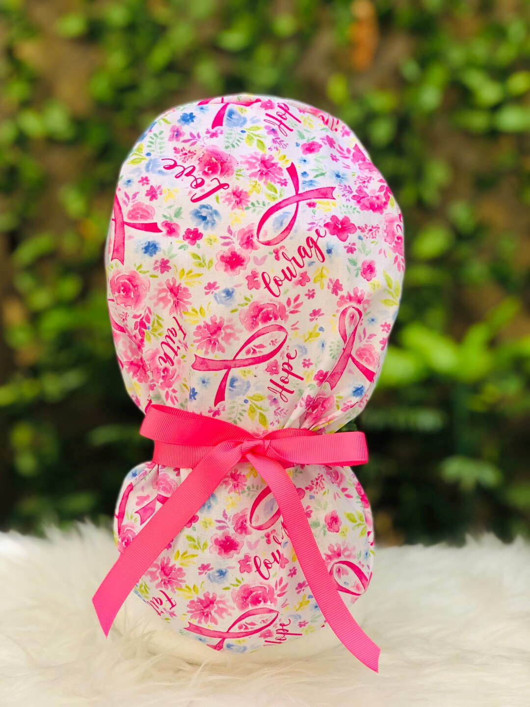 Bonnet de gommage de sensibilisation au cancer du sein, bonnet de ...