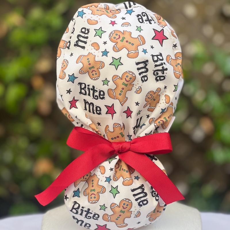 Christmas Donut Scrub Cap - Etsy