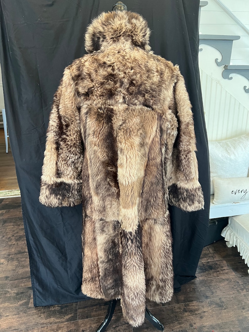 Vintage Overland Full Length Racoon Fur Coat Luxurious - Etsy