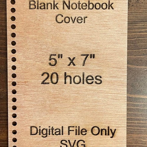 Blank Notebook Cover Bundle Digital SVG File Download Also - Etsy