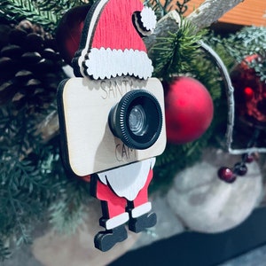 Santa Cam Ornament | Santa's List | Christmas | BUNDLE | Laser Ready ...