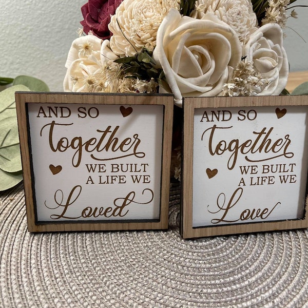 Together We Built a Life We Love - Etsy