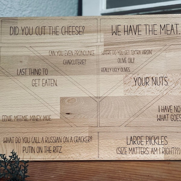 Funny Cheese Board - Etsy