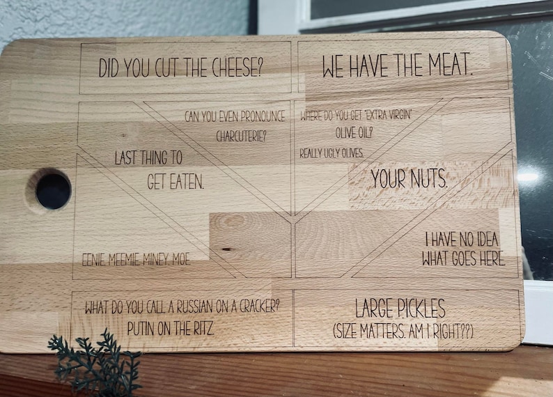 Funny Cheese Board | Charcuterie | Wanna Be Fancy | Score | Cut ...