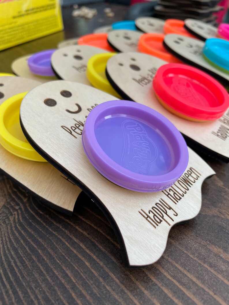 Ghost Play-doh Holder | BUNDLE | Halloween | Cute | Laser File ...