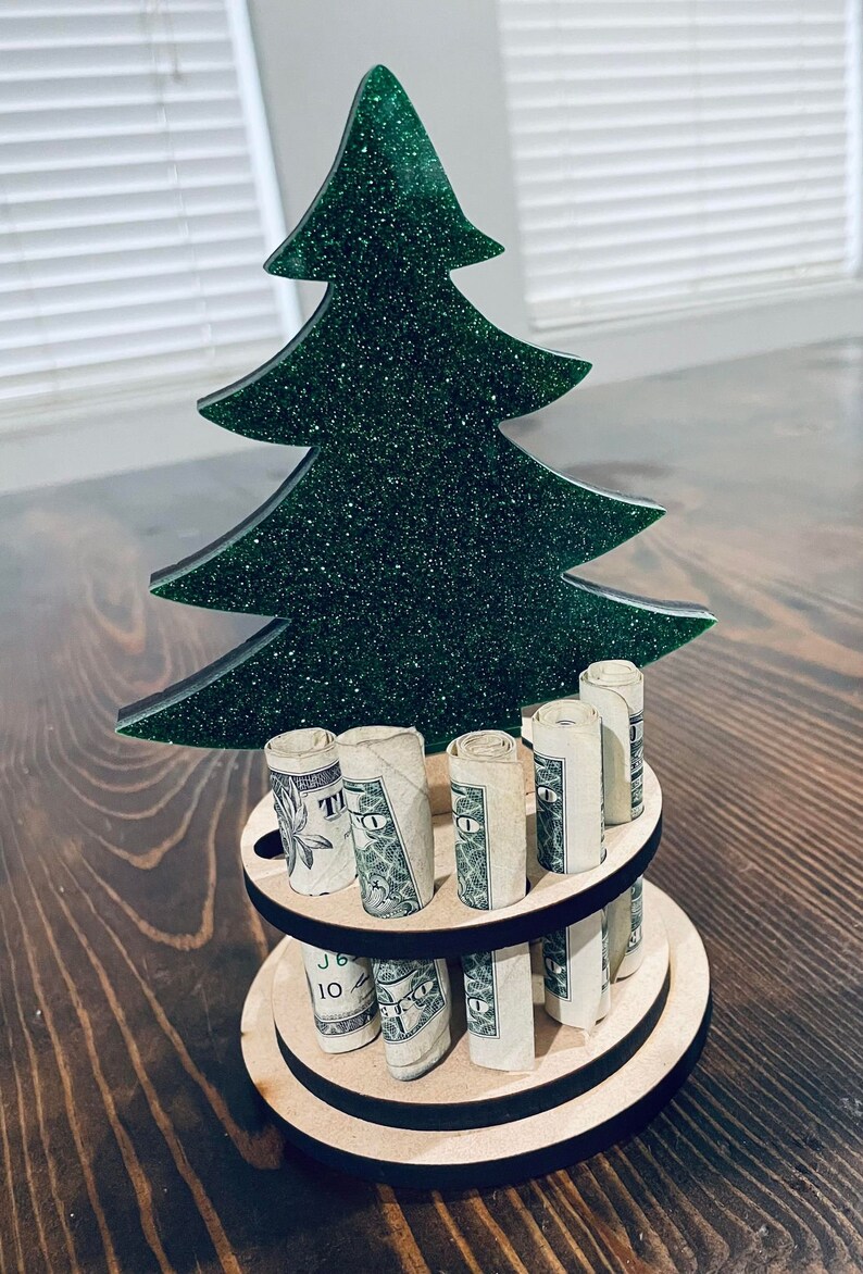 Tree Money Holder | Christmas | Dollar Bills | Teacher Gifts | Laser ...