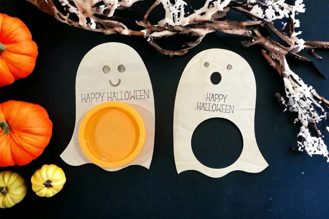 Ghost Play-doh Holder | BUNDLE | Halloween | Cute | Laser File ...