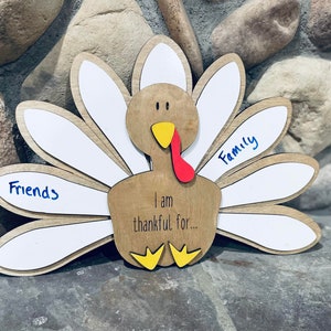 Thankful Turkey | Whiteboard | Acrylic | Custom | Thanksgiving ...