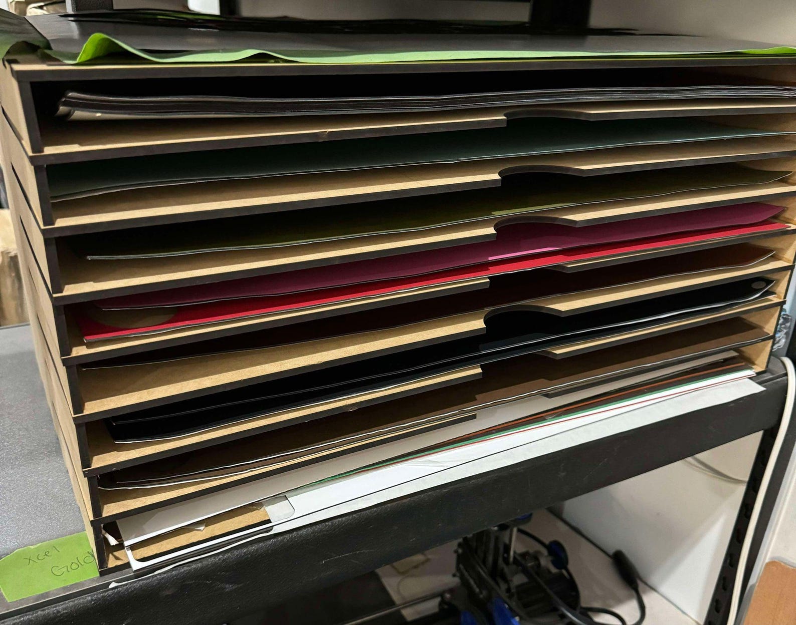 Material Organizer | Holds Material 12x24 | 0.20" & 0.23" Material ...