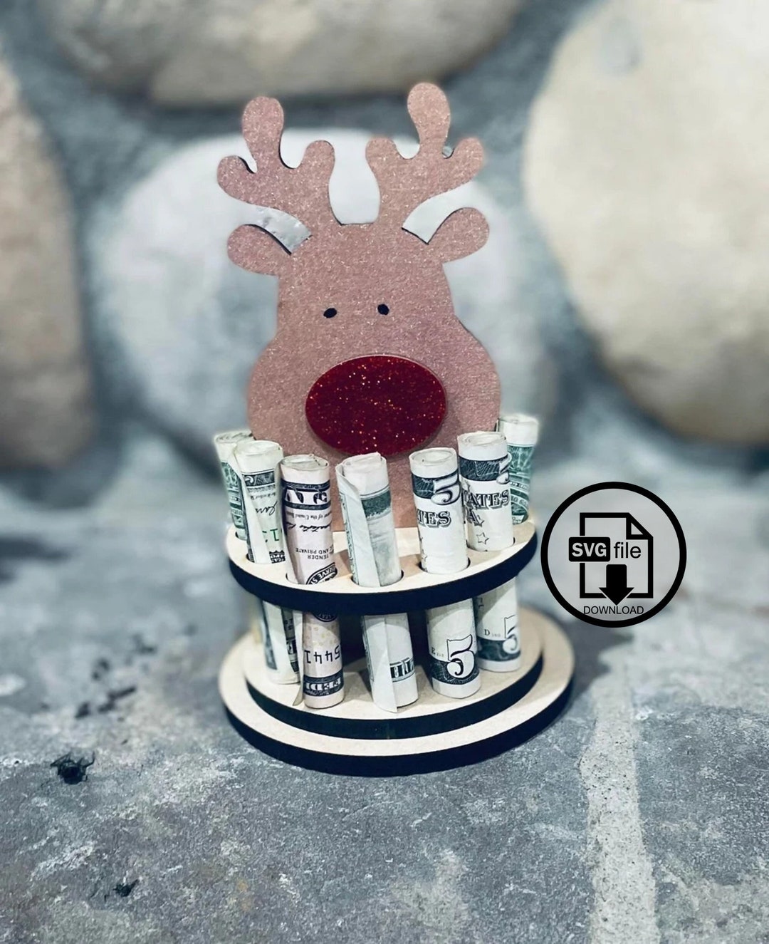 Reindeer Money Holder | Christmas | Dollar Bills | Teacher Gifts ...