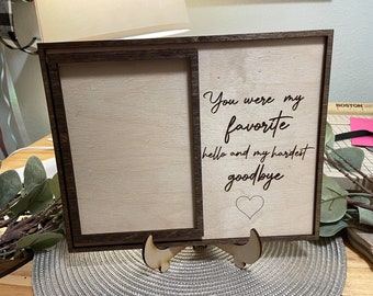 Hello Goodbye Picture Frame - Etsy