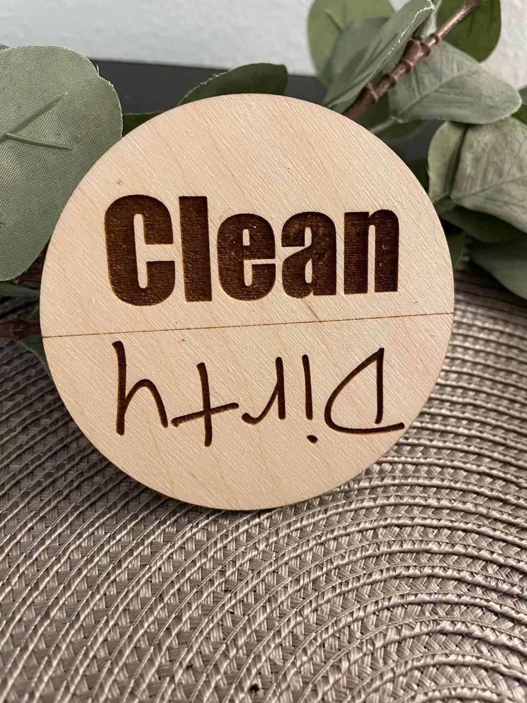 Clean/dirty Sign - Digital File SVG - Etsy