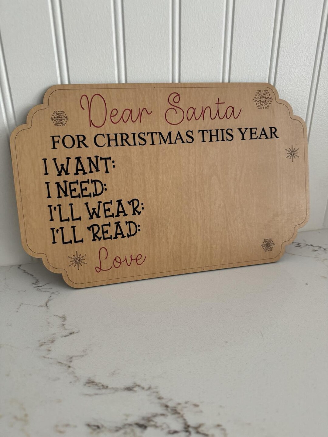 Santa's List Christmas Want Need Read Wear Digital File SVG - Etsy