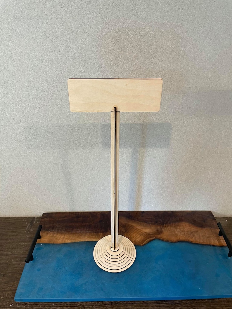 Sign Stand Digital File SVG a Sign Holder With Weighted - Etsy