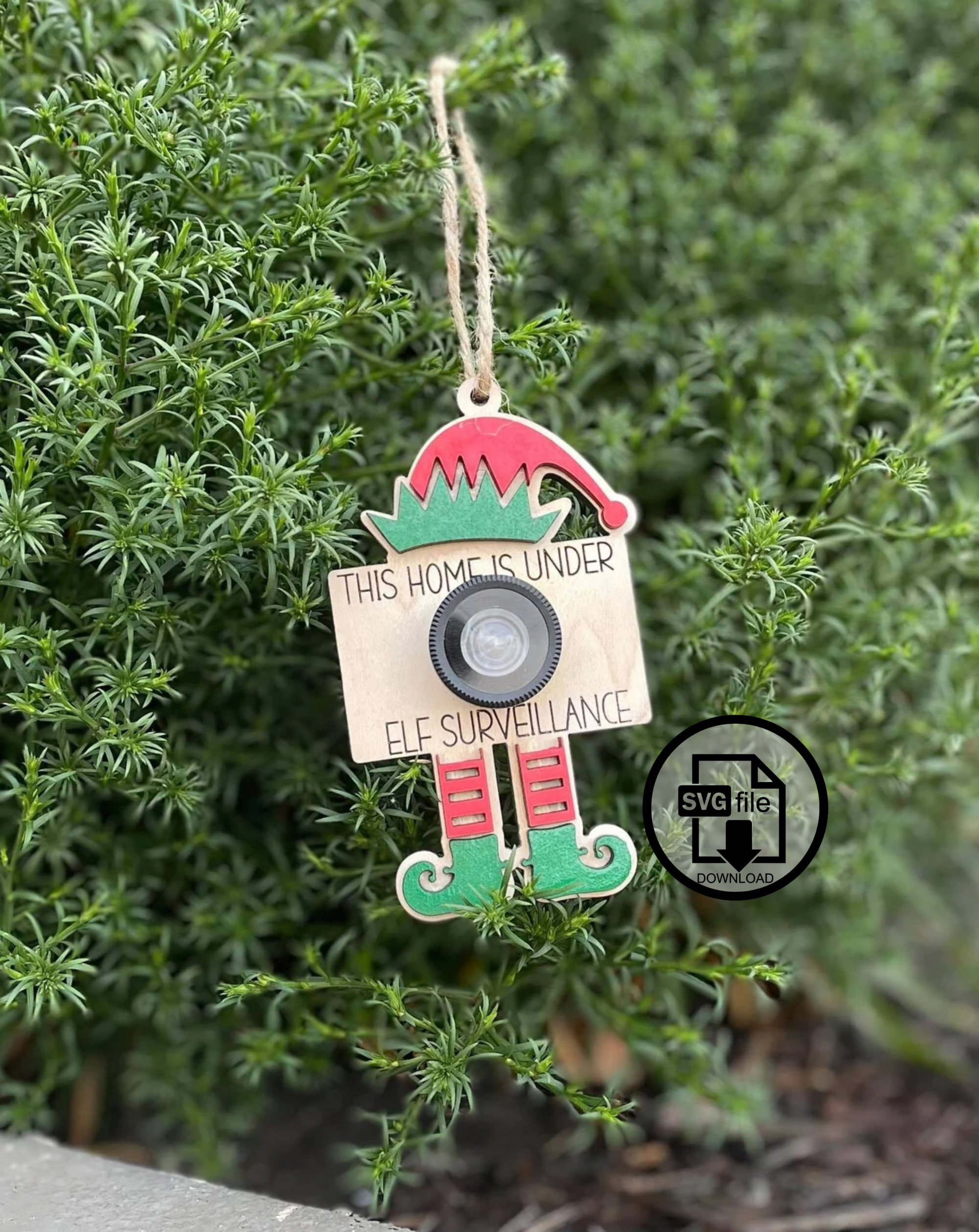Elf Surveillance Santa is Always Watching Help Kids - Etsy