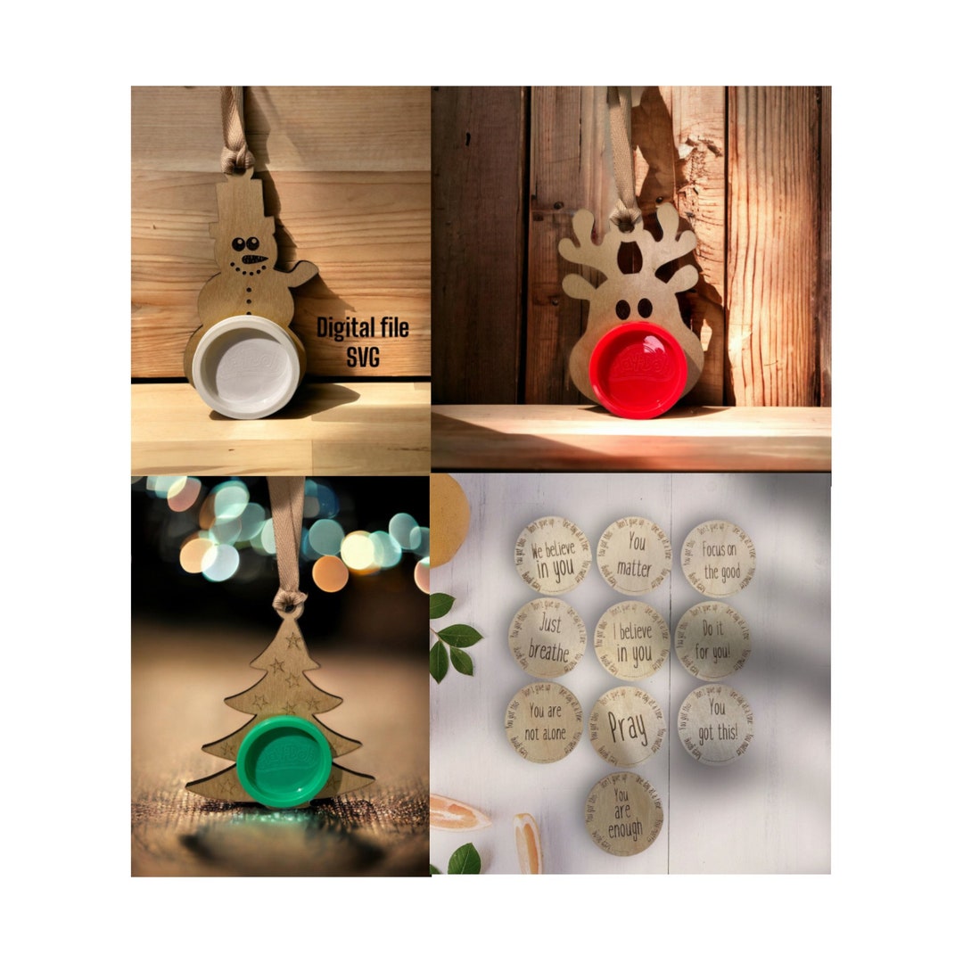 Reindeer | Tree | Snowman | Affirmation Tokens | BUNDLE | Christmas ...