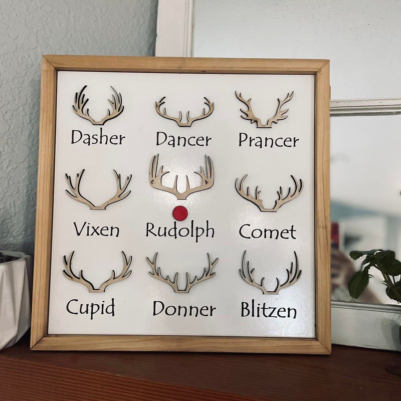 Cuernos de reno svg - Etsy México