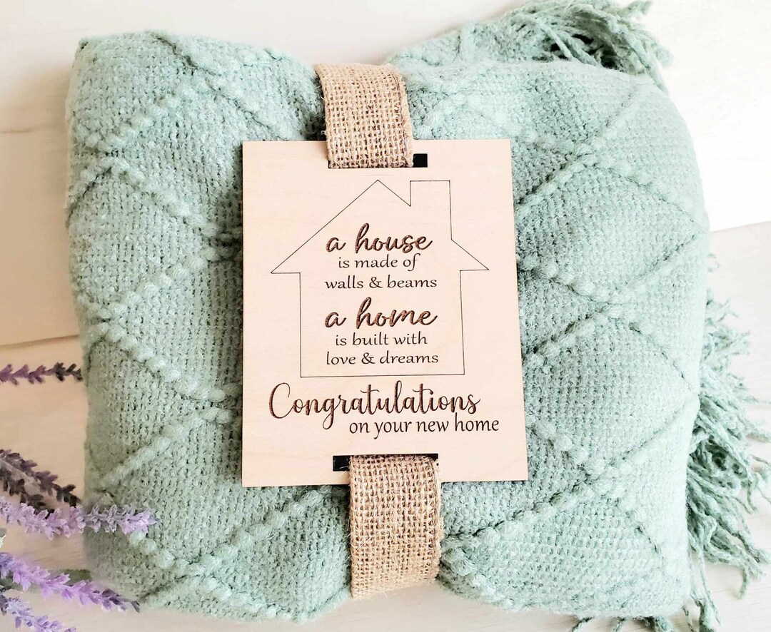 New Home | Blanket Tag | Realtor Closing Gift | Housewarming | Holiday ...